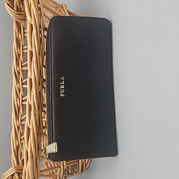 Furla | Bags | Furla Wallet Black Leather | Poshmark